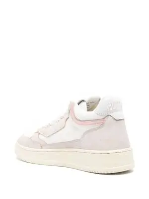 AUTRY Open Mid Leather Sneakers