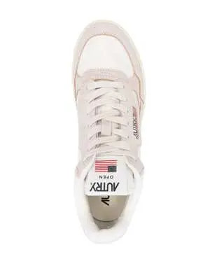 AUTRY Open Mid Leather Sneakers