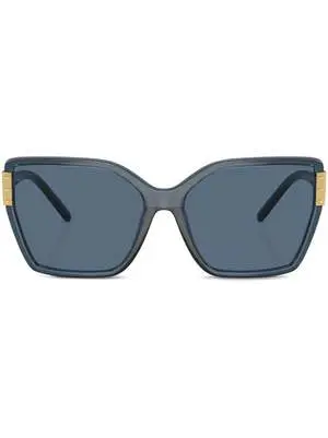 Tory Burch Eleanor Oversize-frame Sunglasses - Blue