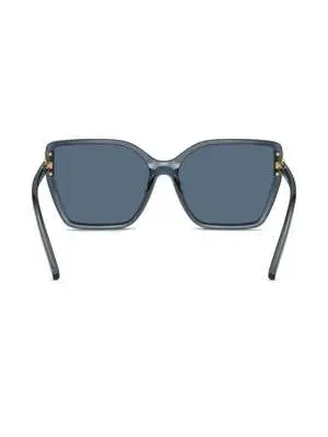 Tory Burch Eleanor Oversize-frame Sunglasses - Blue