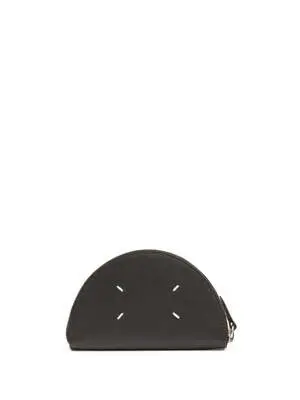 MAISON MARGIELA Micro Halfmoon Leather Clutch - Black