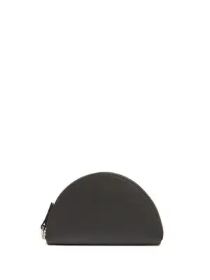 MAISON MARGIELA Micro Halfmoon Leather Clutch - Black