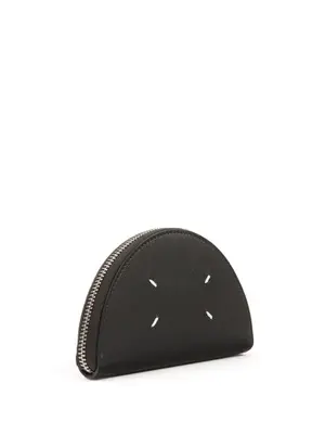 MAISON MARGIELA Micro Halfmoon Leather Clutch - Black