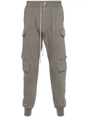 Rick Owens Mastodon Cargo Track Pants - Grey