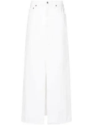AGOLDE Leif Denim Skirt - Neutrals