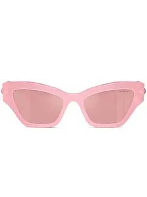 SWAROVSKI Crystal-embellished Cat-eye Sunglasses - Pink