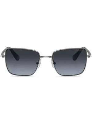 SWAROVSKI Crystal-embellished Square Sunglasses - Silver