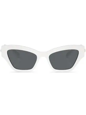 SWAROVSKI Crystal-embellished Cat-eye Sunglasses - White