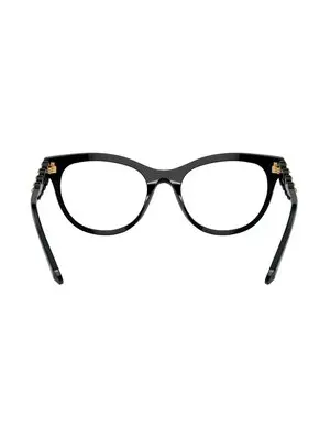 SWAROVSKI Sculpted Arm Square Frame Eyeglasses