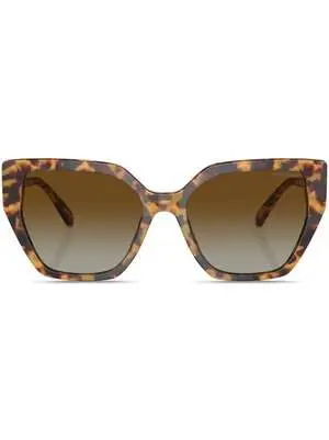 SWAROVSKI Tortoiseshell-effect Cat-eye Sunglasses - Brown