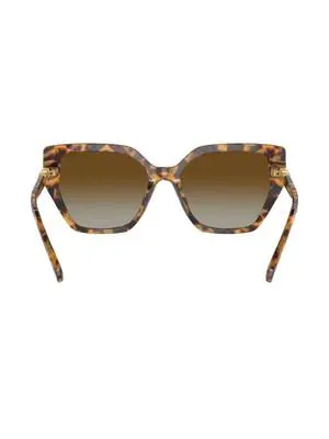 SWAROVSKI Tortoiseshell-effect Cat-eye Sunglasses