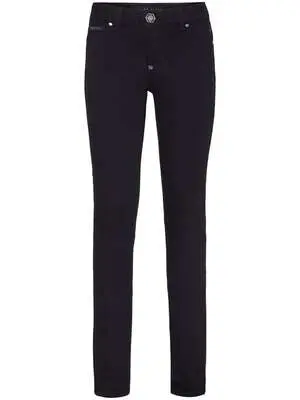 Philipp Plein Mid-rise Skinny Jeans - Black