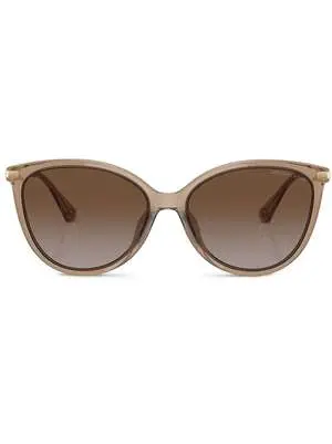 Michael Kors Dupont Round-frame Sunglasses - Brown