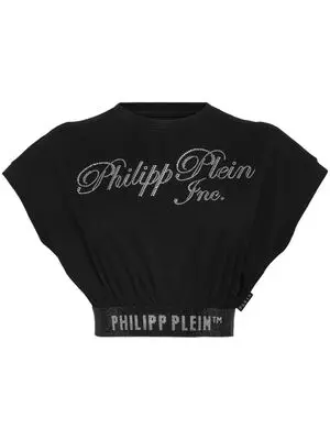 Philipp Plein Cap Sleeve T-shirts For Women