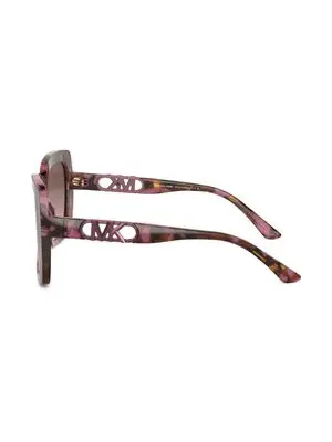 Michael Kors Oversized Square Frame Sunglasses - Black