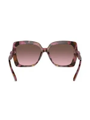 Michael Kors Oversized Square Frame Sunglasses - Black