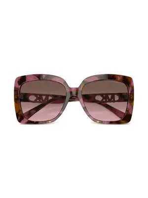 Michael Kors Oversized Square Frame Sunglasses - Black