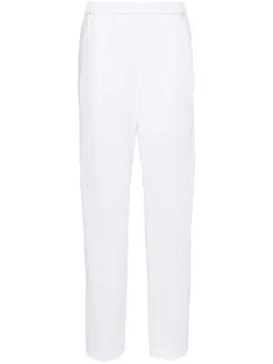Fabiana Filippi Chambray Tapered Trousers - White