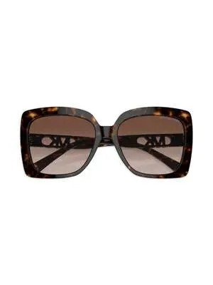 Michael Kors Oversized Square-frame Sunglasses - Brown