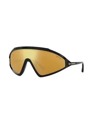 TOM FORD Lorna Shield Sunglasses - Black