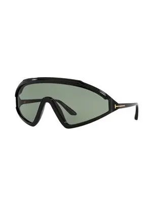 TOM FORD Lorna Shield-frame Sunglasses - Black