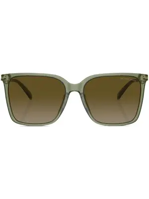 Michael Kors Canberra Square-frame Sunglasses - Green