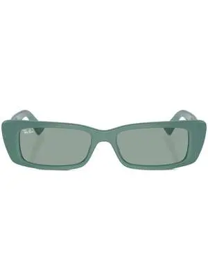 Ray-ban Ray-Ban Teru Bio-Based Rectangle-Frame Sunglasses Green