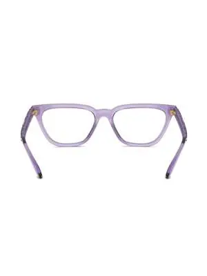 Versace Greca-embossed Cat-eye Glasses