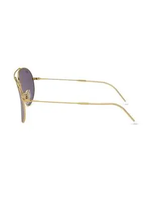 Ray-ban Aviator Reverse Sunglasses - Gold