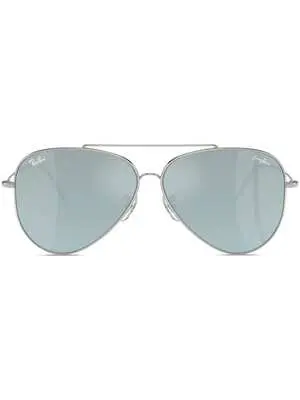 Ray-ban X Lenny Kravitz Aviator Reverse Sunglasses - Silver