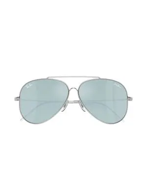 Ray-ban X Lenny Kravitz Aviator Reverse Sunglasses - Silver