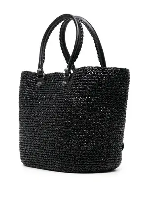 Balenciaga Large Le Cagole Panier Tote Bag - Black