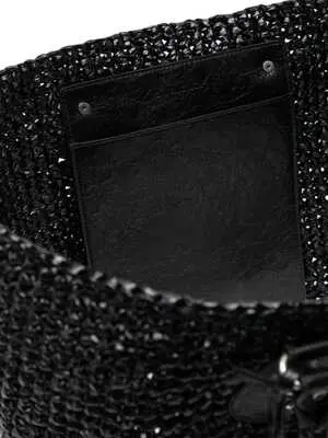 Balenciaga Large Le Cagole Panier Tote Bag - Black