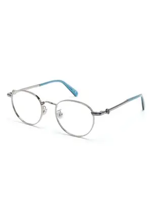 Moncler Round Frame Glasses - Silver