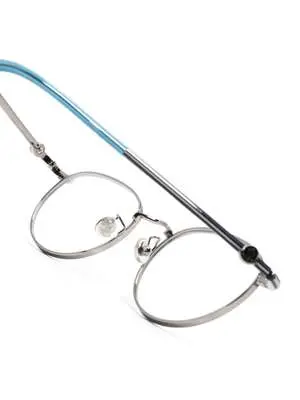 Moncler Round Frame Glasses - Silver