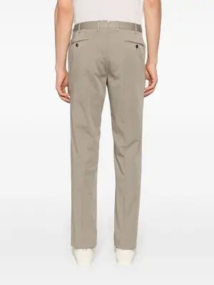 PT TORINO Tapered-leg Cotton-blend Chino Trousers