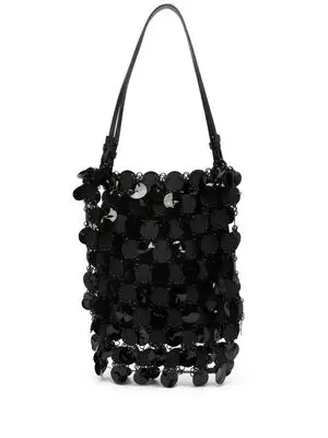 Rabanne Disc-embellished Tote Bag - Black
