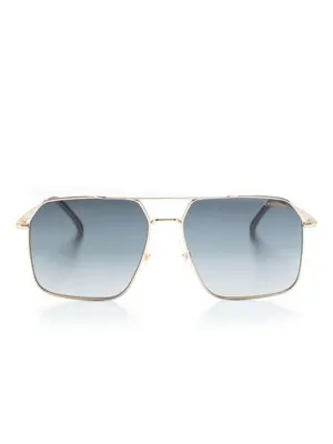 Carrera Eyewear 333/s Geometric-frame Sunglasses - Gold