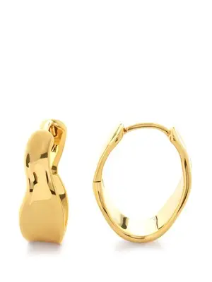 Monica Vinader Sculpted Hoop Earrings