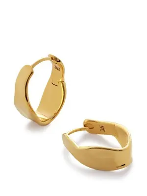 Monica Vinader Sculpted Hoop Earrings