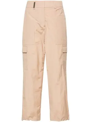 Peserico High-waisted Tapered Trousers