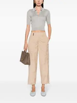 Peserico High-waisted Tapered Trousers
