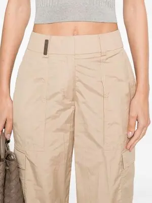 Peserico High-waisted Tapered Trousers
