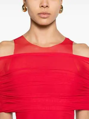 ATU BODY COUTURE Round-neck Maxi Dress - Red