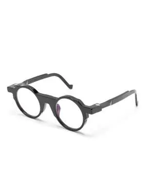VAVA EYEWEAR Sculpted Round-frame Glasses