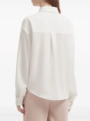B+AB Gathered Detail Shirt - White