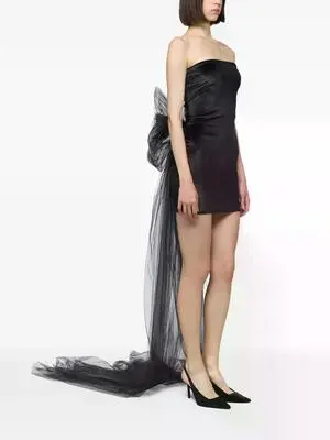 ATU BODY COUTURE Velvet Bow Miniskirt