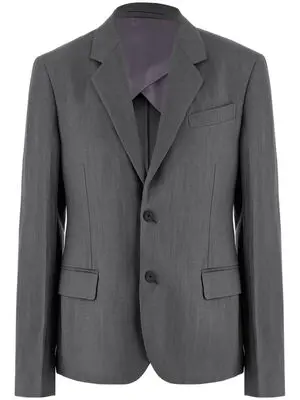 FERRAGAMO Single-breasted Cotton Blazer