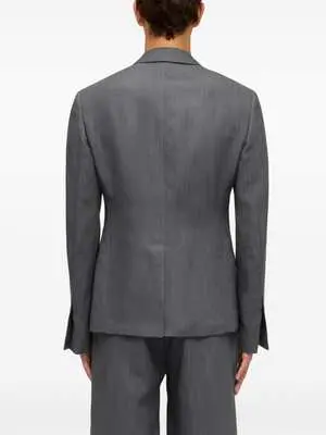 FERRAGAMO Single-breasted Cotton Blazer