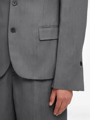 FERRAGAMO Single-breasted Cotton Blazer